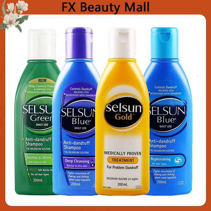 Australia SELSUN BLUE(Deep Cleansing, Replenishing) SELSUN GOLD Anti ...