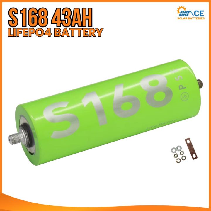 S168 LifePo4 battery 43AH Lithium Phosphate Rechargeable Cell | Lazada PH