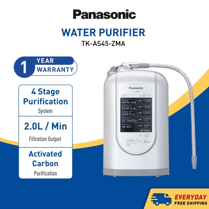 PANASONIC TK-AS45 Alkaline Water Purifier TK-AS45-ZMA Water Filter 4 ...