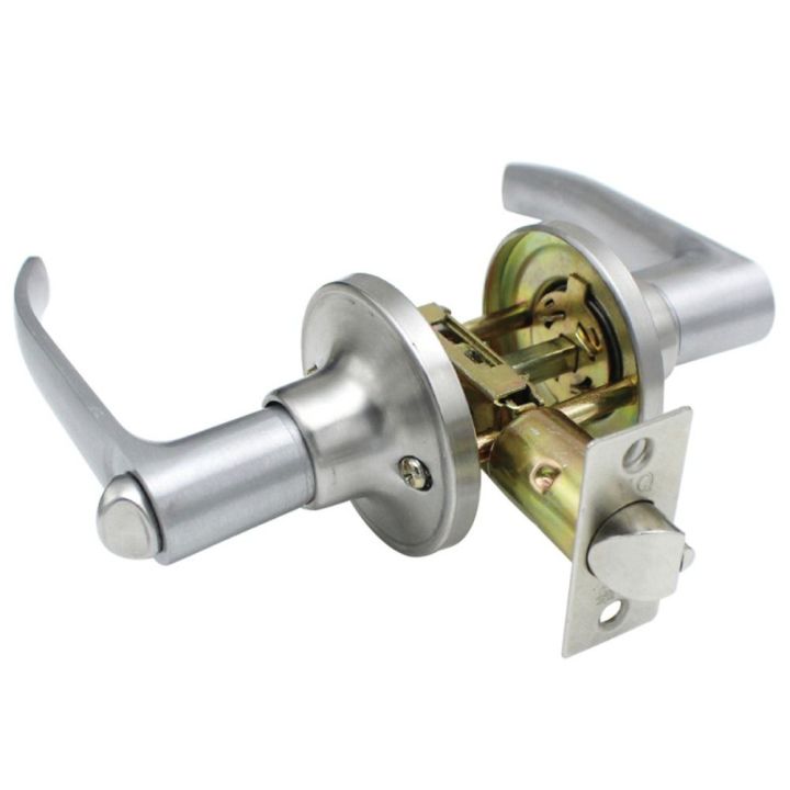 CINDYKHBKJ Three-Pole Spherical Door Handle Lock Aluminium Alloy Silver ...