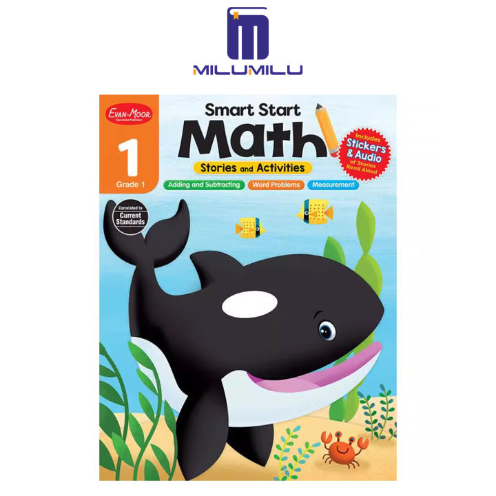 Evan-Moor Smart Start Math,หนังสือปกอ่อนชั้นประถมศึกษาปีที่1-ฉบับ ...