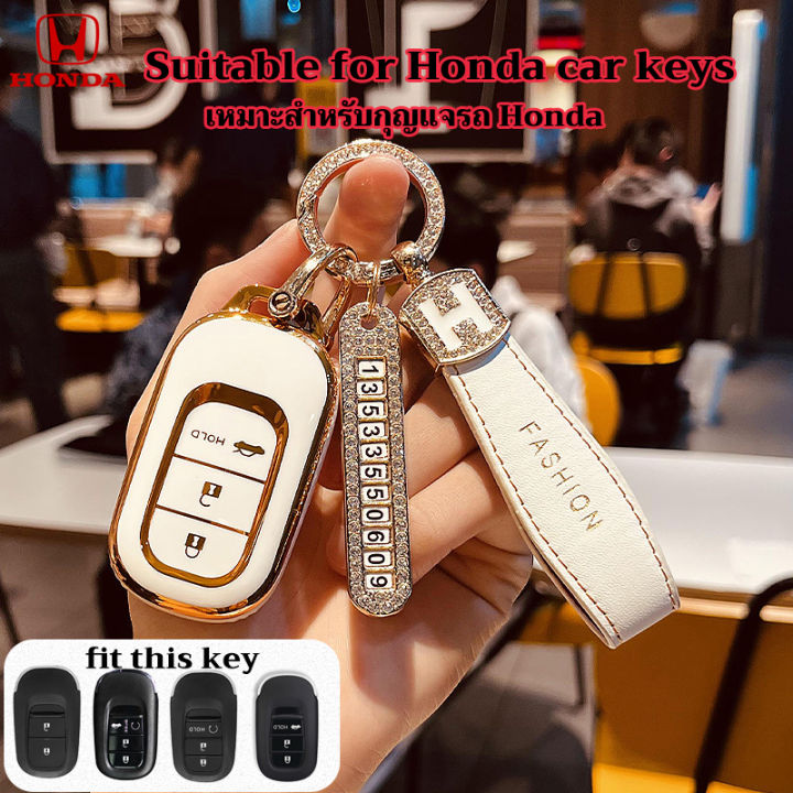 HONDA remote car key cover BRV HRV CRV WRV city civic Accord key case ...