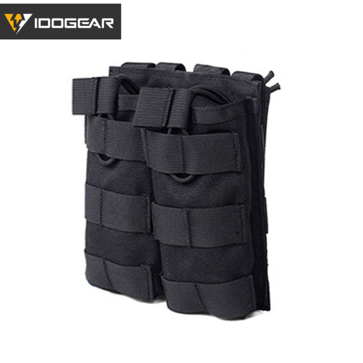 IDOGEAR Tactical Magazine Pouch Molle Double MAG Holder Carrier Modular ...