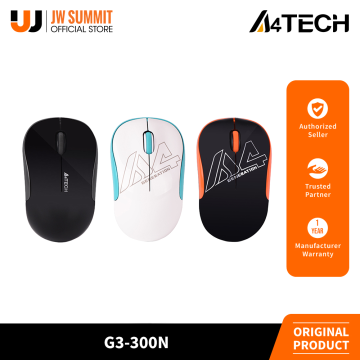 A4tech G3-300N Power Saving, 1200 DPI, Wireless Mouse | Lazada PH