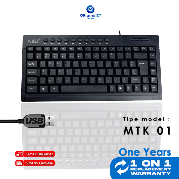 Keyboard Komputer PC Laptop Multimedia MTK01 | Lazada Indonesia