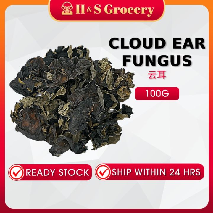 Dried Black Fungus (Cloud Ear) / Cendawan Telinga Tikus 云耳 [READY STOCK ...