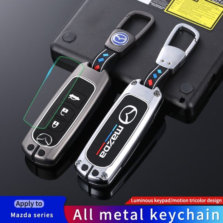 Smart Car Key Fob Case Cover Keychain for Mazda 2 3 5 6 CX3 CX5 CX7 CX8 ...
