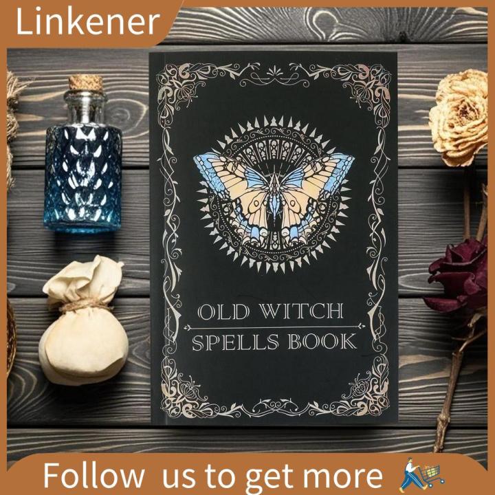 LINKENER Antique Paper Old Witch Spells Book Old Witch Spells Real ...