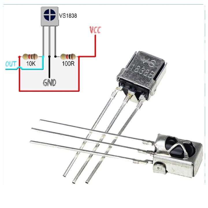 VS1838 IR RECEIVER UNIVERSAL SENSOR PENERIMA INFRARED TL1838 HX1838 ... VS1838 IR RECEIVER UNIVERSAL SENSOR PENERIMA INFRARED TL1838 HX1838 ...