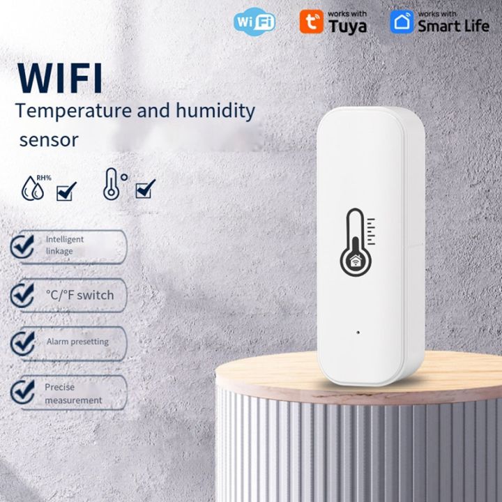 Tuya WiFi Temperature and Humidity Sensor Temperature Humidity Sensor ...