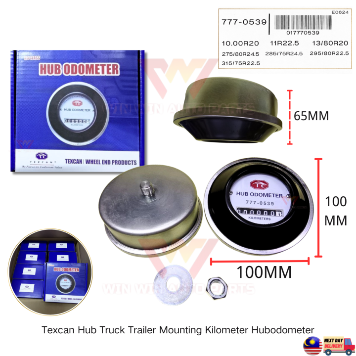 Texcan Hub Truck Trailer HUBODOMETER KILOMETER PEMASANGAN Mounting ...