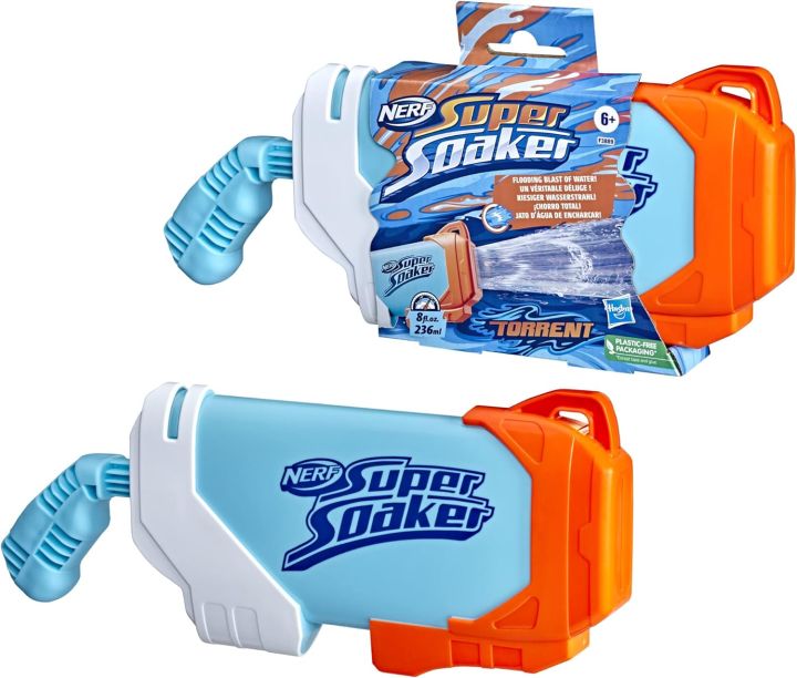 NERF Super Soaker Torrent Water Blaster, Outdoor Water-Blasting Fun for ...