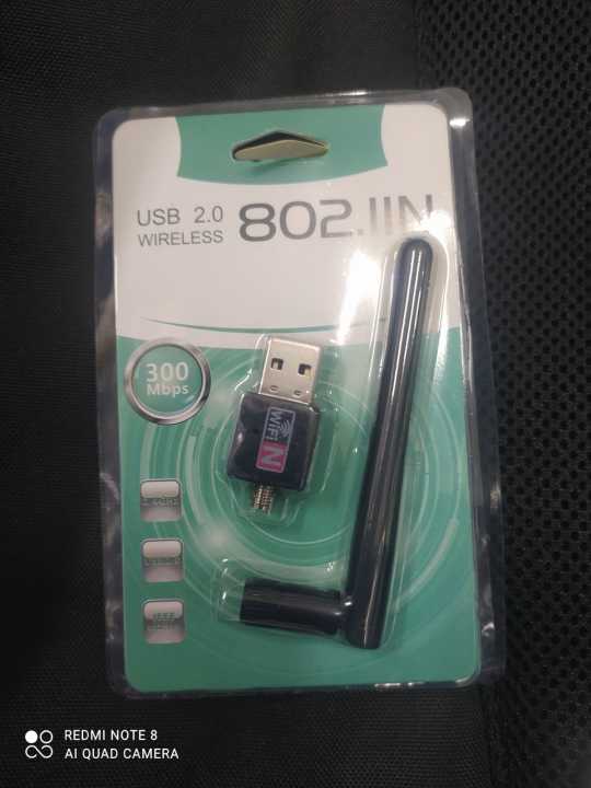 [TOP SPEED] Wireless USB Adapter 802.11N 300Mbps Dengan Antena Penerima Penguat Sinyal Antenna ...