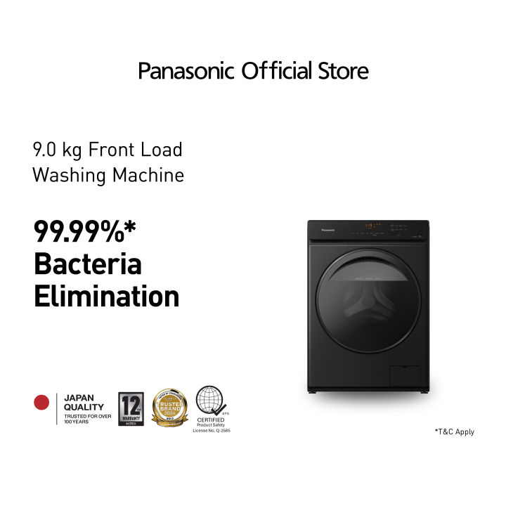 Panasonic NA-V90FA1BPH 9 kg Front Load Fully Automatic Inverter Washing ...