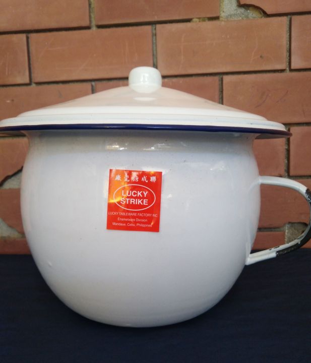 ARINOLA/ CHAMBER POT/ ENAMEL CHAMBER POT/ ARENOLA #24CM | Lazada PH