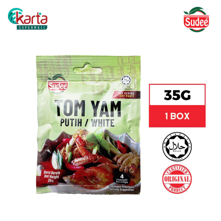 Sudee White Tom Yam Paste 35g | Lazada