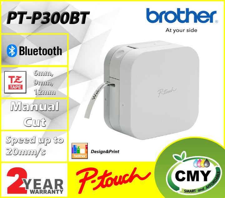 Brother P-Touch PT-P300 Portable Label Maker Laminated Sticker Bar Code ...