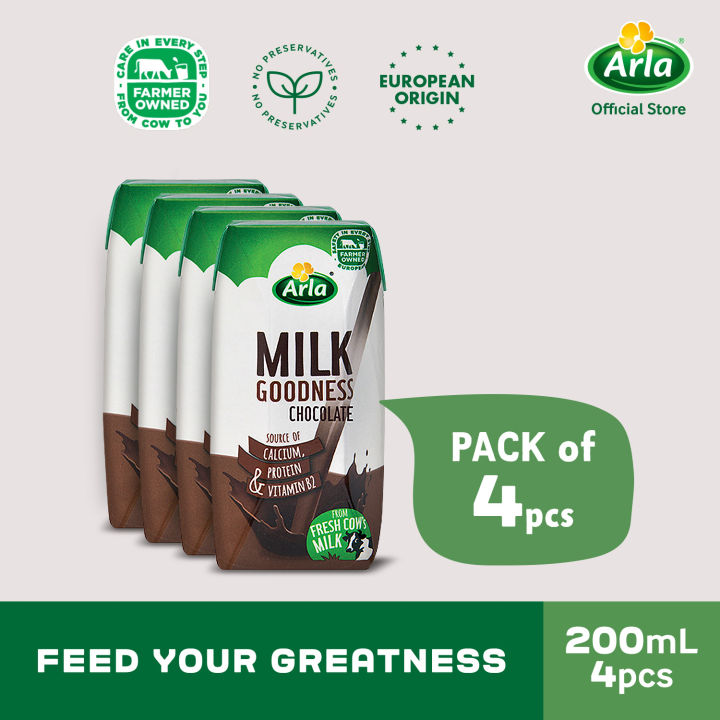 Arla Chocolate Milk 200ml 4-Pack | Lazada PH