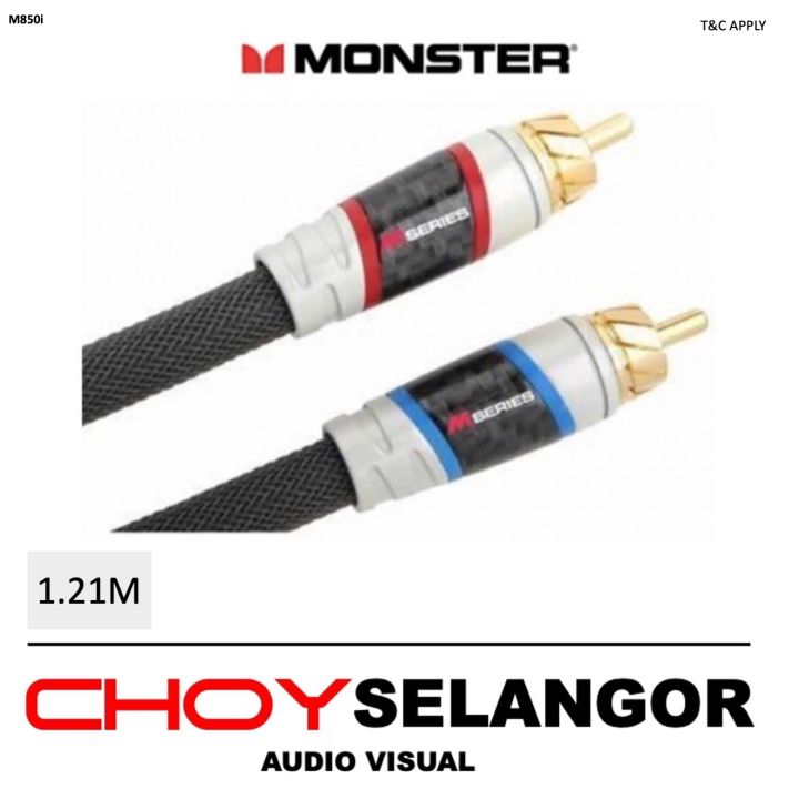 Monster Cable M850i Audiophile Interconnect Cable 4ft | Lazada