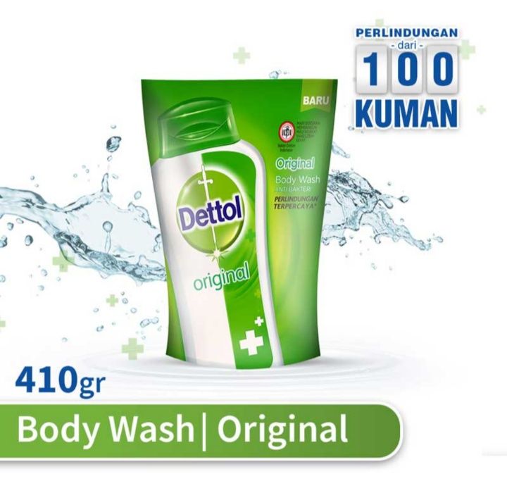 DETTOL BODY WASH ORIGINAL REFILL 410 ML | Lazada Indonesia