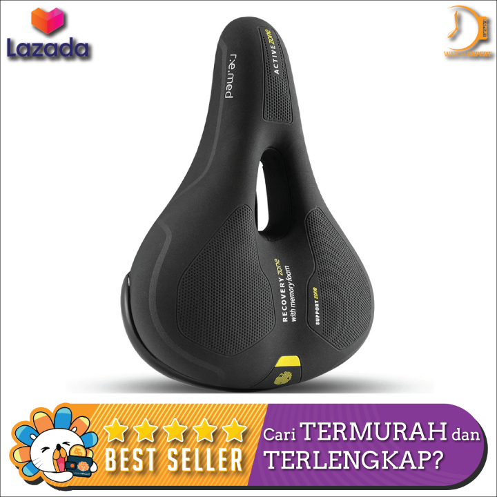 Bisa COD Jok Sadel Sepeda Empuk Bahan Kulit Soft Pad Untuk Off-road ...
