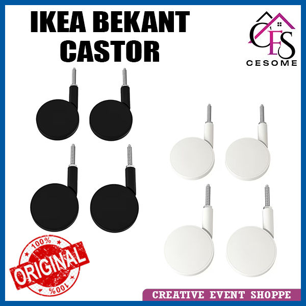 IKEA 💯Original ikea BEKANT Castor Drawer Unit Wheel | Lazada
