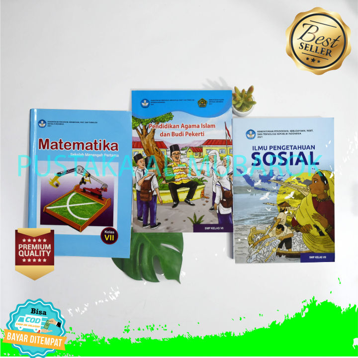 Ready Stok! Buku Pelajaran Siswa Kelas 7 VII SMP/MTS Lengkap Kurikulum ...