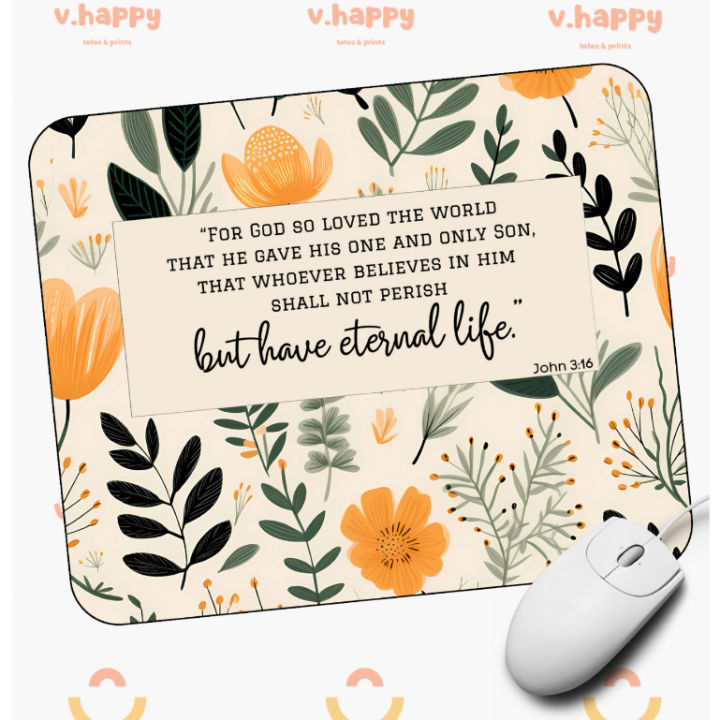 BIBLE VERSE Personalized Computer Mouse Pad # | Lazada PH