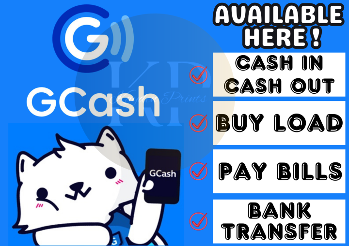 PVC or LAMINATED SIGNAGE GCASH/LOAD AVAILABLE HERE/ - A4 Size high ...