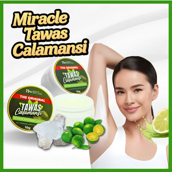 Original Tawas Calamansi and Natural Scent Intense Whitening Dark areas ...