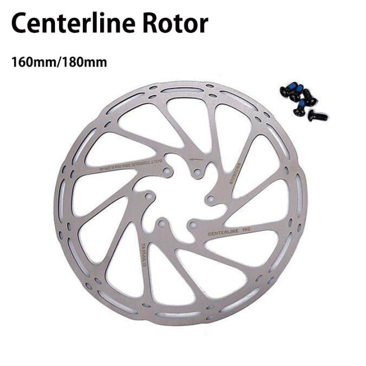 1PC Bike Rotor MTB Mountain Bicycle Centerline Brake Rotors 180mm 160mm ...