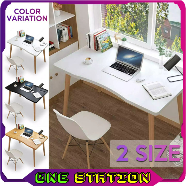 Modern Study Desk Computer Desktop Laptop Table for Working From Home ...
