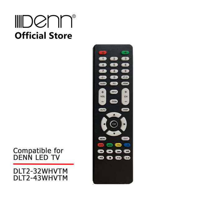 DENN TVRC-M LED TV Remote Control | Lazada