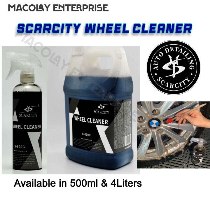 SCARCITY Wheel Cleaner 1 Gallon or 500ml Macolay Enterprise | Lazada PH
