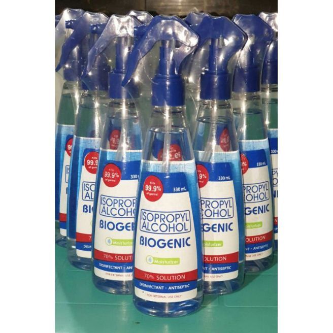 BIOGENIC ISOPROPYL ALCOHOL SPRAY 330ML | Lazada PH