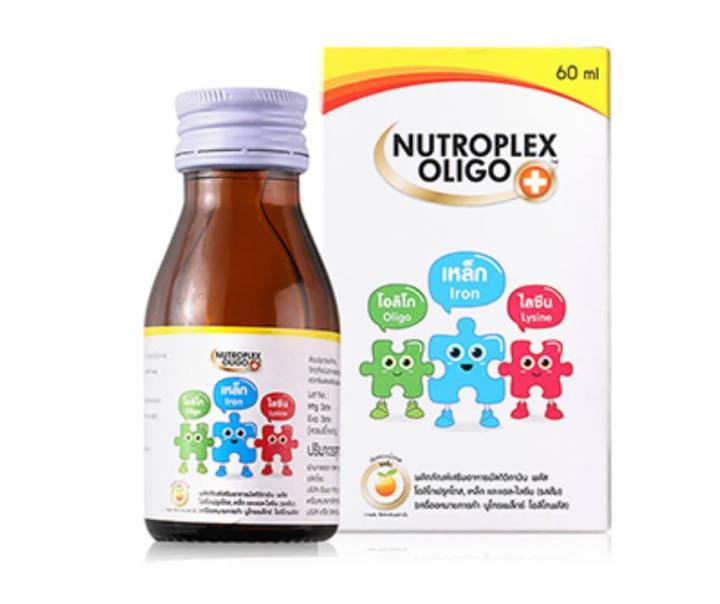 Nutroplex Oligo Plus 60ml นิวโทรเพล็กซ์ โอลิโก พลัส วิตามิน เสริมอาหาร ...