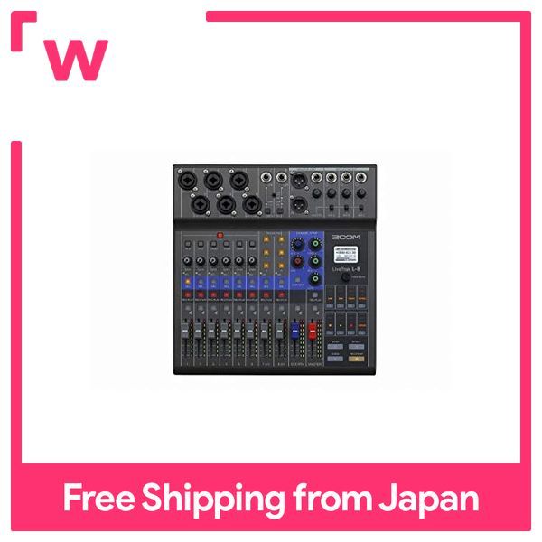 ZOOM Zoom Digital Mixer 8ch Mixer Live Streaming Audio Interface ...