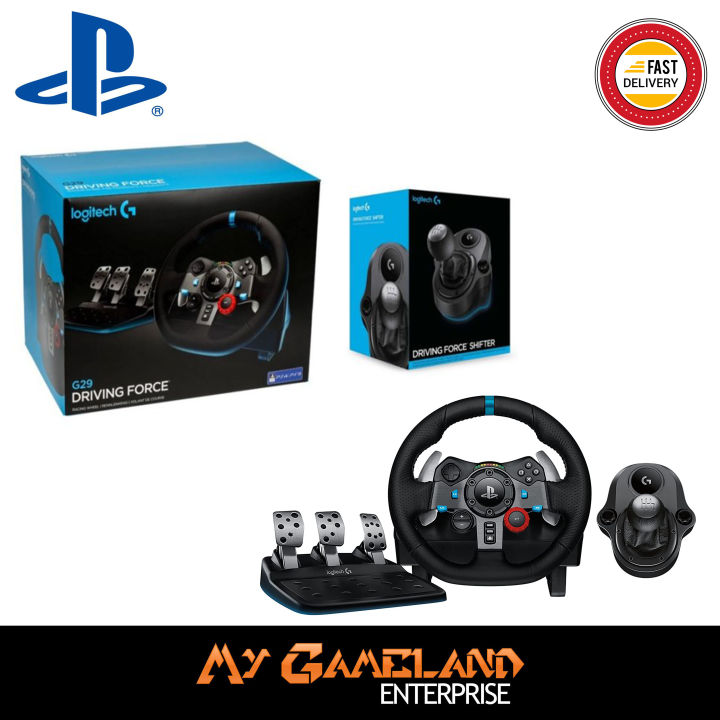 Logitech G29 Steering Wheel + Shifter For PS5/PS4/PS3/PC (2 Years ...