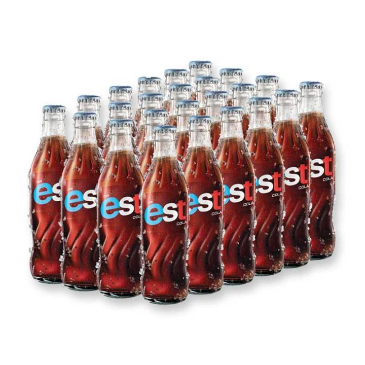 สินค้ามาใหม่! เอส น้ำอัดลม กลิ่นโคล่า 250 มล. แพ็ค 24 ขวด Est Cola Soft ...