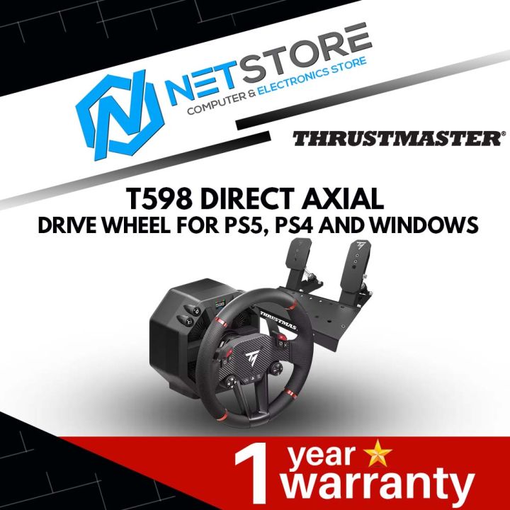 THRUSTMASTER T598 DIRECT AXIAL DRIVE WHEEL FOR PS5, PS4 AND WINDOWS - 4160906 | Lazada