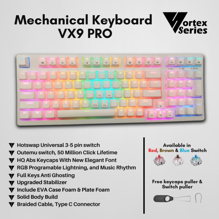 [100% ORI] VortexSeries VX9 PRO Mechanical Keyboard | Lazada Indonesia