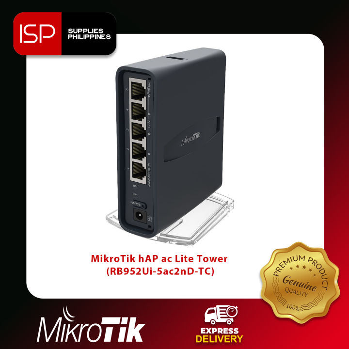 MikroTik HAP AC Lite Tower (RB952Ui-5ac2nD-TC) hAP AC Lite Bandwidth ...
