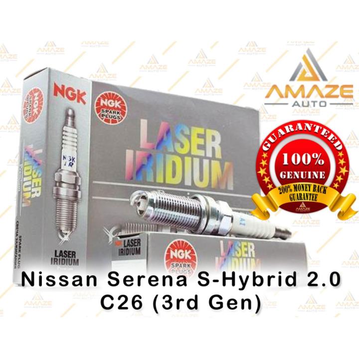NGK Laser Iridium Spark Plug for Nissan Serena S-Hybrid 2.0 C26 (3rd ...