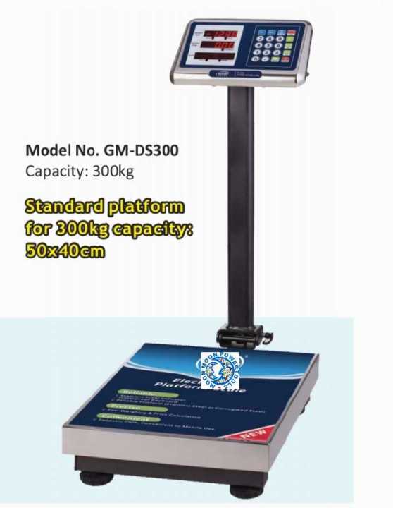 GENEARAL MASTER ELECTRONIC DIGITAL PLATFORM SCALE 300kg 150KG | Lazada PH