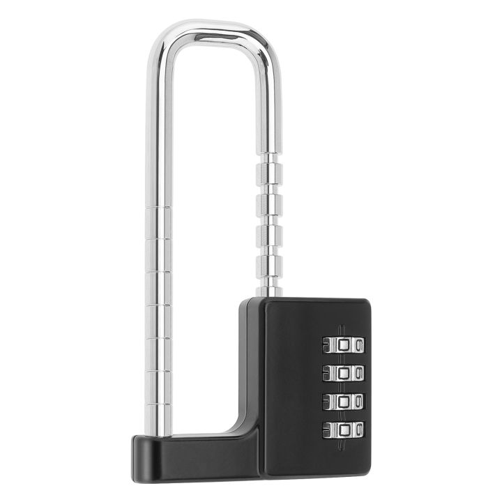 Combination Padlock Adjustable Shackle Lock Cabinet Lock Stainless ...