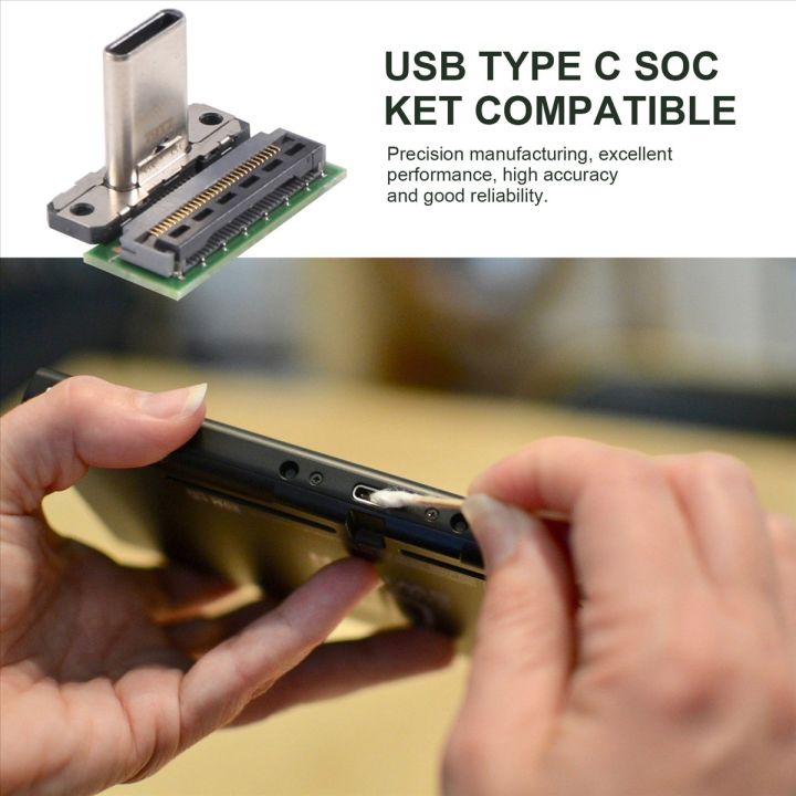 Dock Connector Charging Port USB Type C Socket Compatible for Switch ...