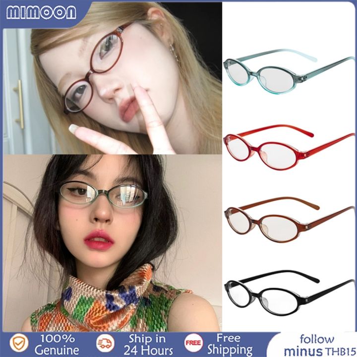 แว่นตา แฟชั่น สุภาพสตรีY2K วินเทจญี่ปุ่นเกาหลีกรอบแว่นตาขนาดเล็กผู้หญิง Ins ยุโรปและอเมริกาไล่ ...