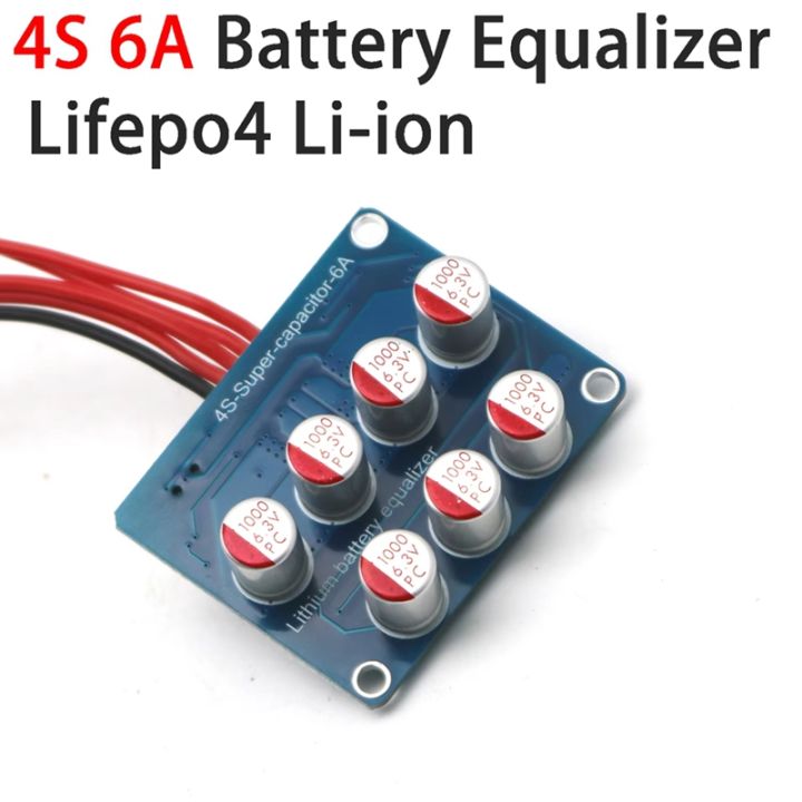 Energy Transfer Balancing Board for 4S 6A Active Equalizer for Lifepo4 Li-Ion Lithium Battery ...