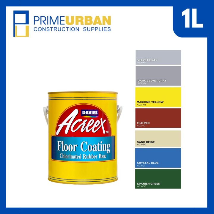 DAVIES ACREEX Chlorinated Rubber-Based Floor Coating Paint | Lazada PH