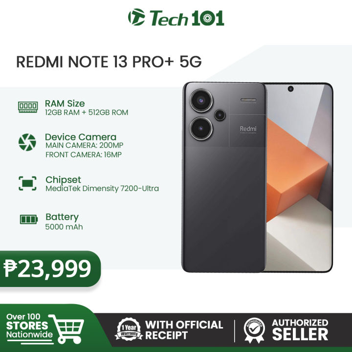 Xiaomi Redmi Note 13 Pro+ 5G (12GB+512GB) - With Official Receipt With ...